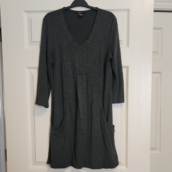 Robert Louis | Dresses | Robert Louis Charcoal Long Sleeve Dress Medium ...